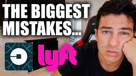 The Biggest Mistakes Uber And Lyft Drivers Make Everyday Youtube