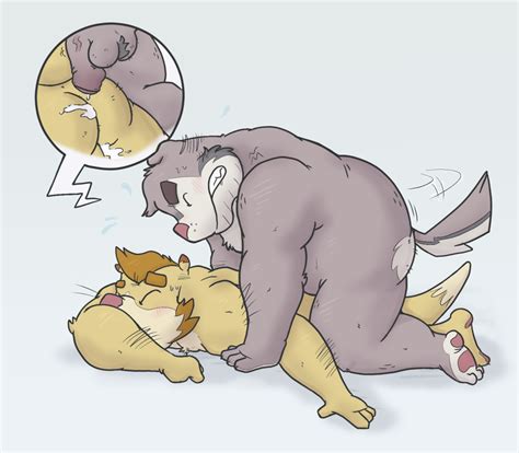Rule 34 Anthro Badger Bodily Fluids Buffalonickels Cum Cum Drip Dripping Duo Facial Hair From