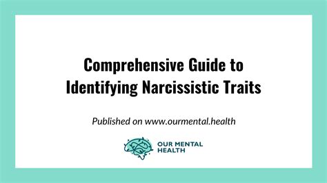 Comprehensive Guide To Identifying Narcissistic Traits Understand