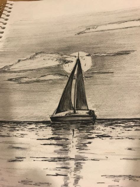 Beach Pencil Drawings
