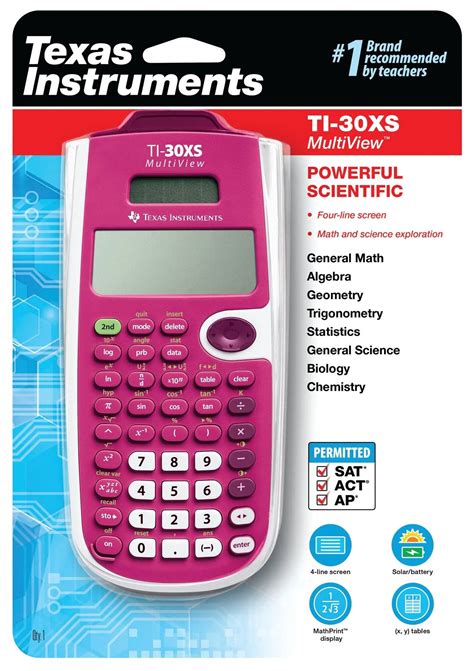 Texas Instruments® Ti 30xs Multiview™ Scientific Calculator Pink