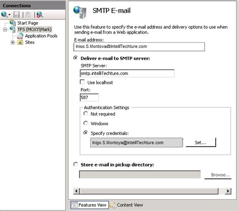 Configuring Windows SMTP Server On Windows 2008 For Relay IntelliTect