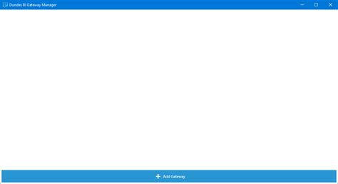 using a dundas bi gateway installation documentation learning