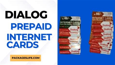 Dialog Prepaid Internet Cards In Sri Lanka Packages Life