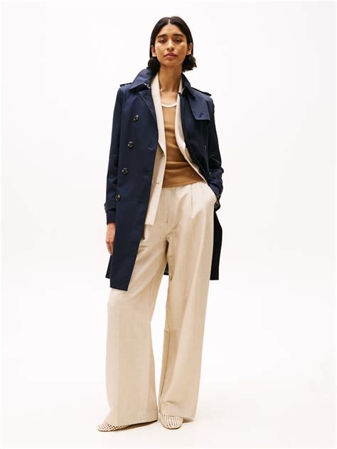 Water Repellent Slim Trench Coat Coats And Jackets Tommy Hilfiger