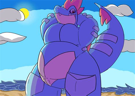 Rule 34 Anthro Cel Shading Claws Cloud Crocodilian Digital Media