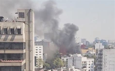 Incendio Cdmx Hoy Edificio Se Quema En La Colonia Anzures
