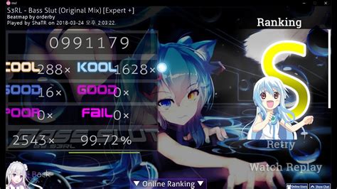 Osu Mania S3rl Bass Slut Original Mix Expert ★401 Youtube