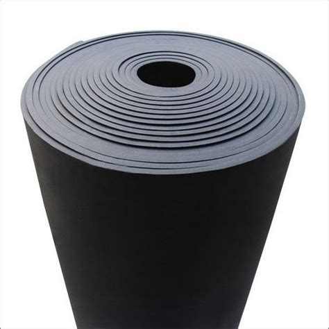 10mm Nitrile Rubber Insulation Sheet 38 Inch Width Black Color