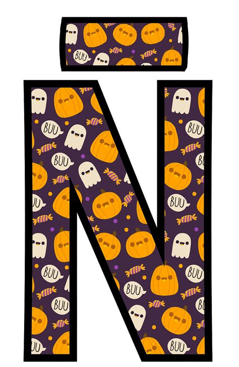 Abecedario Completo Para Decorar En Halloween 2 Bebeazul Top