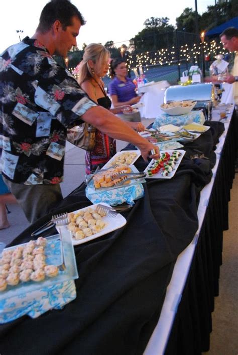 Cocktail Hour And Dinner Buffet Set Up Buffet Set Up Buffet Set Buffet