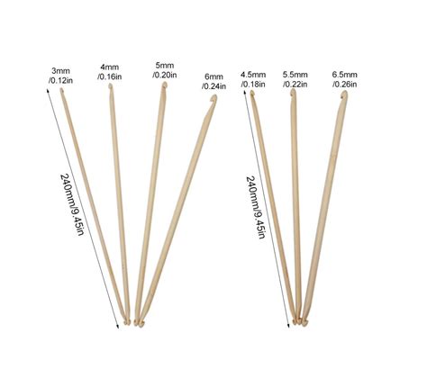 DOUBLE ENDED HOOK SET BAMBOO PIECE SET GuChet
