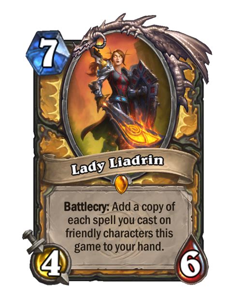 Lady Liadrin Core New Hearthstone Wiki
