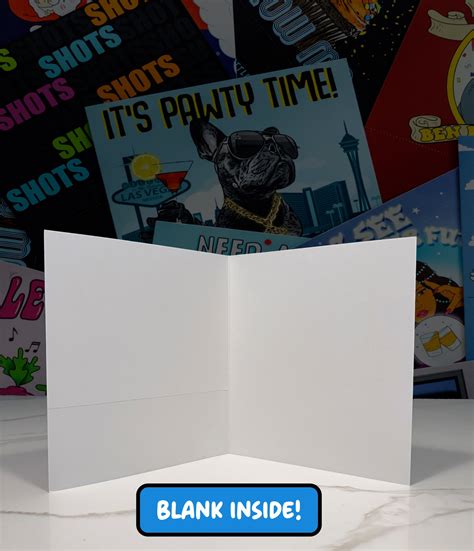 Boozy Greeting Cards T A Shot Bottle With Its Pawty Time