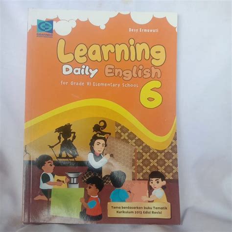 Jual Buku Learning Daily English For Grade Vi Untuk Siswa Sd Kelas Penerbit Grafindo Edisi