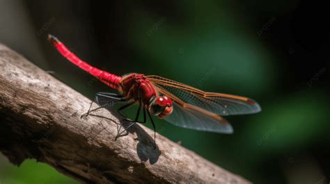 나뭇가지에 앉아있는 고추잠자리 나뭇가지에 앉은 고추잠자리 고화질 사진 사진 곤충 배경 일러스트 및 사진 무료 다운로드 Pngtree