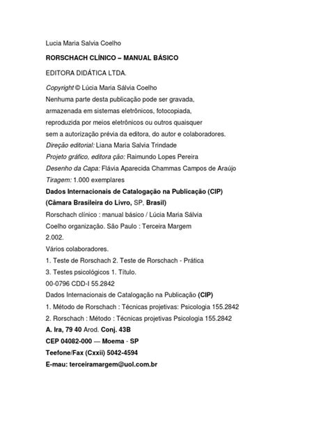 Manual Basico Pdf Psicologia Tempo