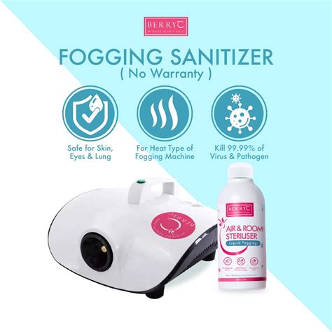 Berryc Fogging Sanitizer 300ml Fogging Liquid 消毒喷雾 Disinfectant