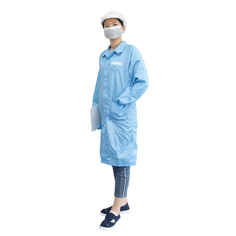 Worker Uniform Lab Cloth Safety Esd Anti Static Smock Gown Cleanroom Garment And Anti Static