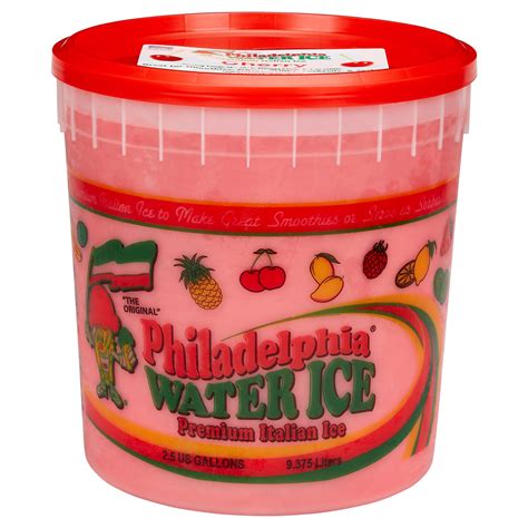 Philly Water Ice Classic Cherry 25gal Gordon Food Service Store