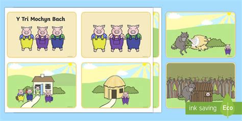 Trefnu Stori Y Tri Mochyn Bach Teacher Made Twinkl