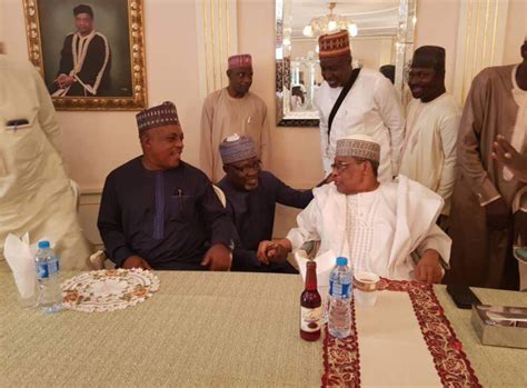 Ibb Hosts Pdp Chairman Secondus In Minna Photos Daily Post Nigeria