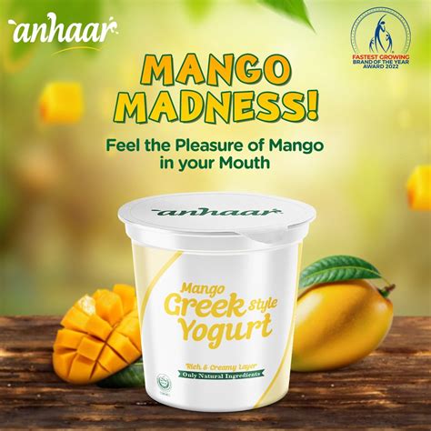 Anhaar Greek Style Yogurt Mango Price 5050pk