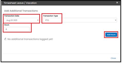 Add Additional Transactions For Timesheet Talent Avionte Bold