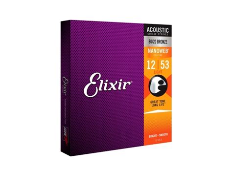 Elixir E11052 Nanoweb Light Acoustic 12 53 Compra Na Egitana Em Portugal