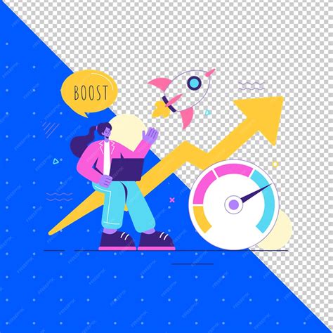 Premium Psd A Man Working On A Chart With A Yellow Arrow Pointing To
