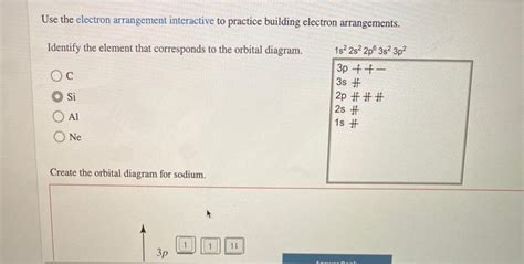 Solved Use The Electron Arrangement Interactive To Practice Chegg