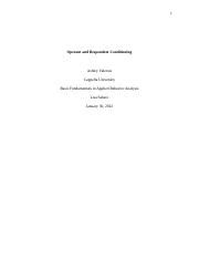 Understanding Operant And Respondent Conditioning In Behavior Course Hero