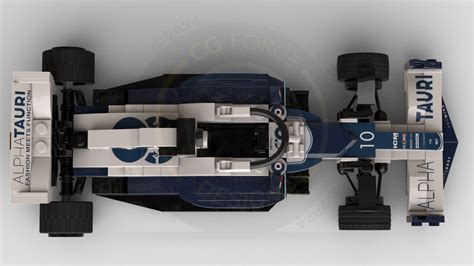 Lego Moc F1 Alpha Tauri At03 By Cgforcedesigns Rebrickable Build