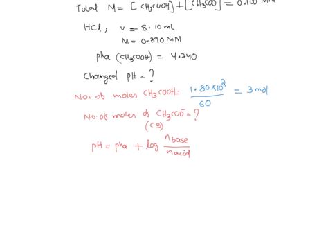 solved part a suppose that buffer contains equal amounts of a weak