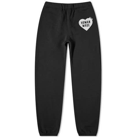 Human Made Mens Heart Sweat Pants In Black Human Made