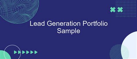 Lead Generation Portfolio Sample Savemyleads