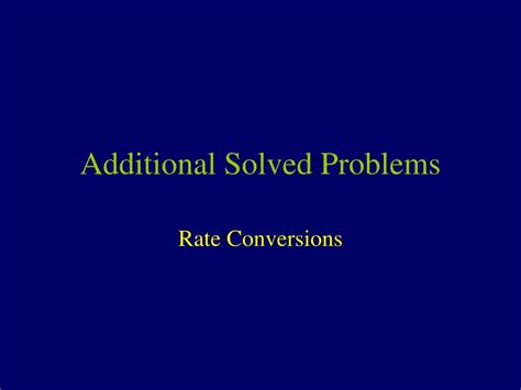 ppt additional solved problems powerpoint presentation free download
