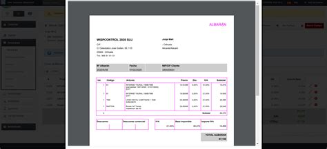 Facturación Wispcontrol Software Para Proveedores Isp
