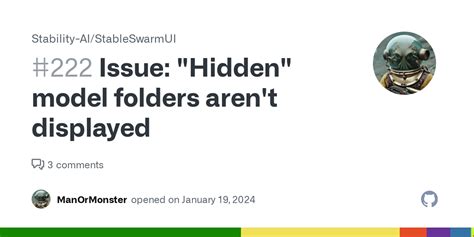 Issue Hidden Model Folders Aren T Displayed Issue Stability AI StableSwarmUI GitHub