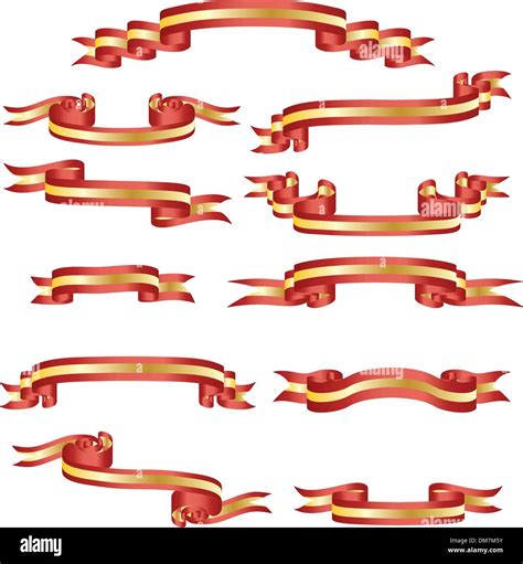 Hair In Ribbons Stock Vector Images Alamy