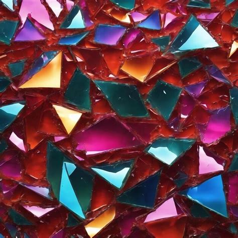 Premium Ai Image Broken Glass Backdrop