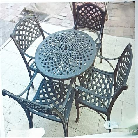 Aluminium Table Chair Set At ₹ 30000piece Aluminum Chair In Jaipur