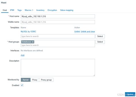 Zabbix70使用odbc方式监控mysql服务器zabbix Odbc Csdn博客