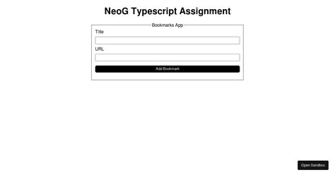 Assignment Eighttypescript Codesandbox