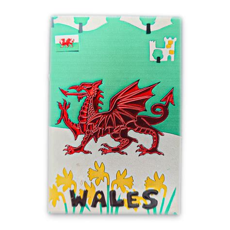 Wales Dragon Daffodil Magnet Mgf013 Manavuk