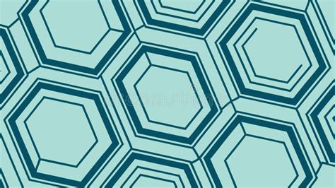 Hexagonal Honeycomb Pattern Abstract Design Element Vector Design
