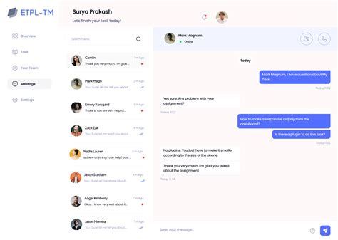 Task Mangement Web Application Figma