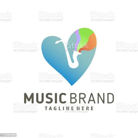 音樂徽標設計和圖示向量圖形及更多企業圖片 企業 低音樂器 低音結他 Istock