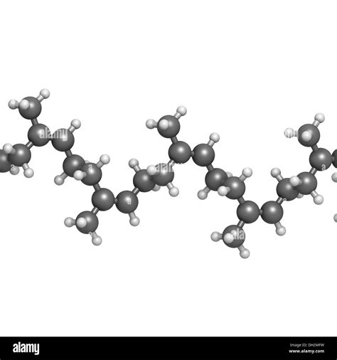 Natural Rubber Cis 1 4 Polyisoprene Chemical Structure Linear