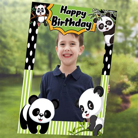 Buy Panda Theme Party Selfie Photo Booth Party Supplies